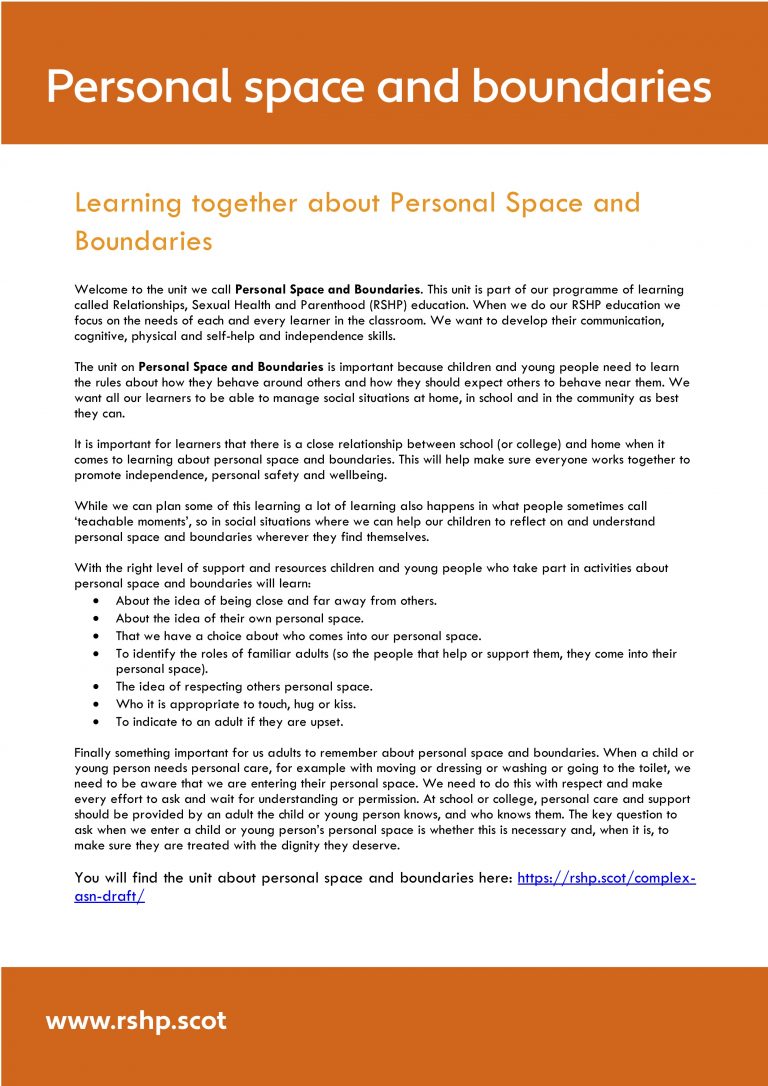 Personal Space and Boundaries - RSHP